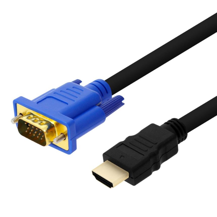 Cable Hdmi vers VGA 1,8m - Cyber Planet