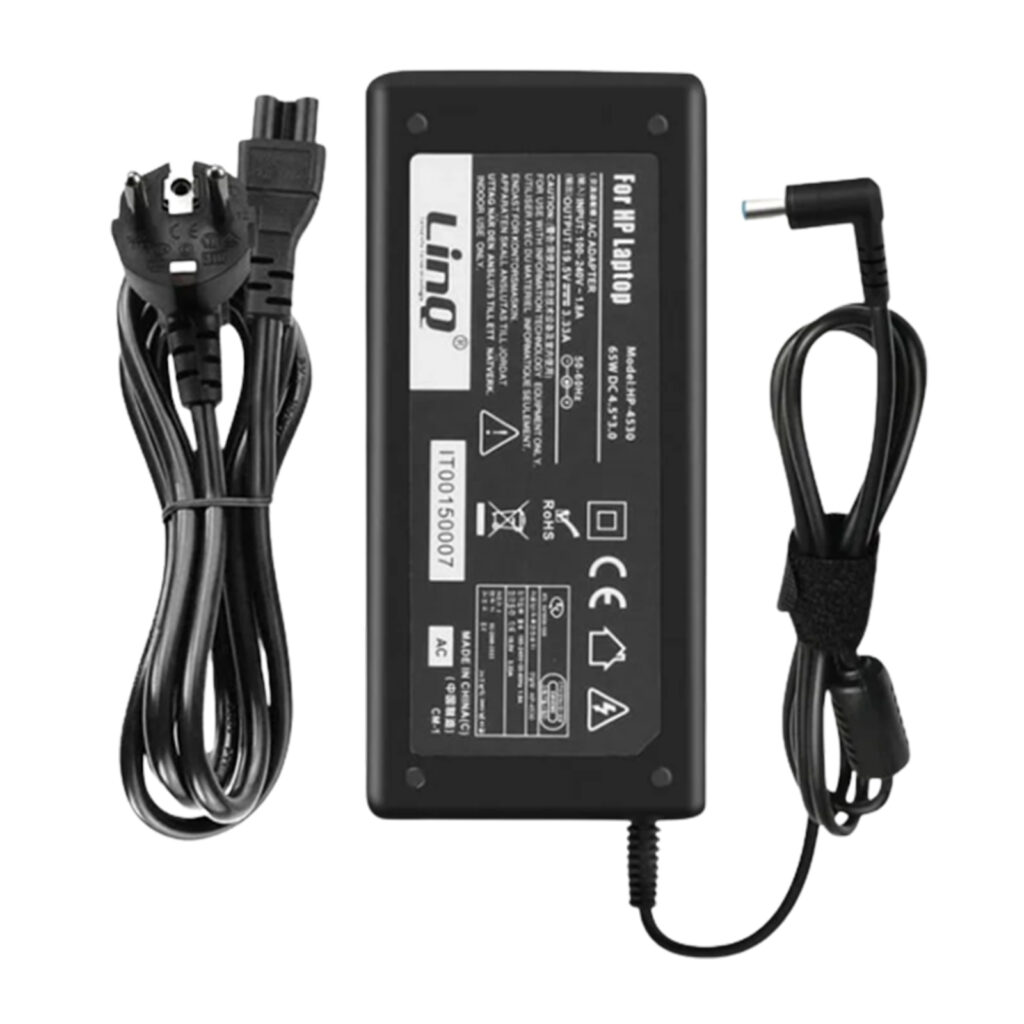 Chargeur Hp Pour Pc Port 65w 4,5 mm Original - Cyber Planet