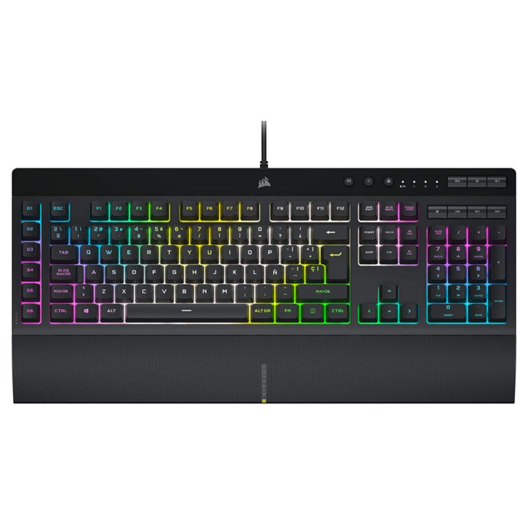 Clavier Corsair K55 RGB PRO XT Gaming à Membrane Filaire Rétroéclairage ...